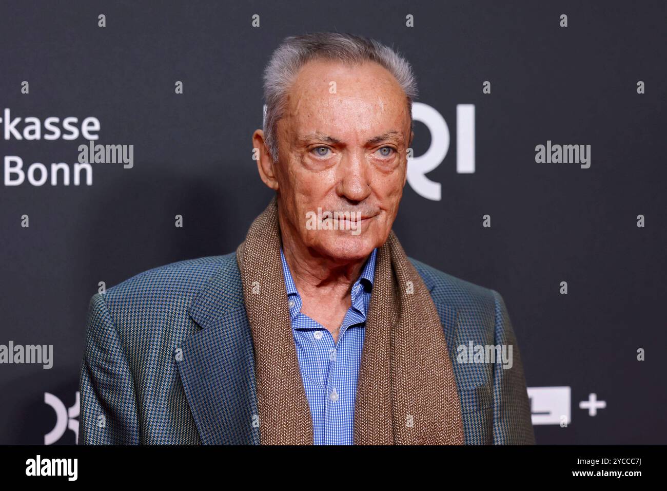 Schauspieler Udo Kier bei der Vorstellung des Films Swan Song auf dem Film Festival Cologne 2024 ...