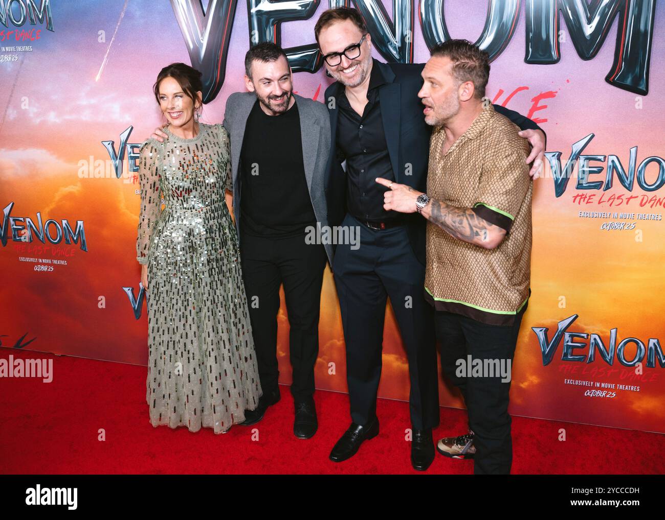 October 21, 2024, New York, Ny, United States: Kelly Marcel , Donny ...