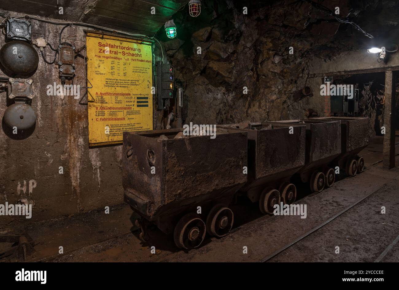 historic machinery of a abandoned mining site Stock Photo - Alamy