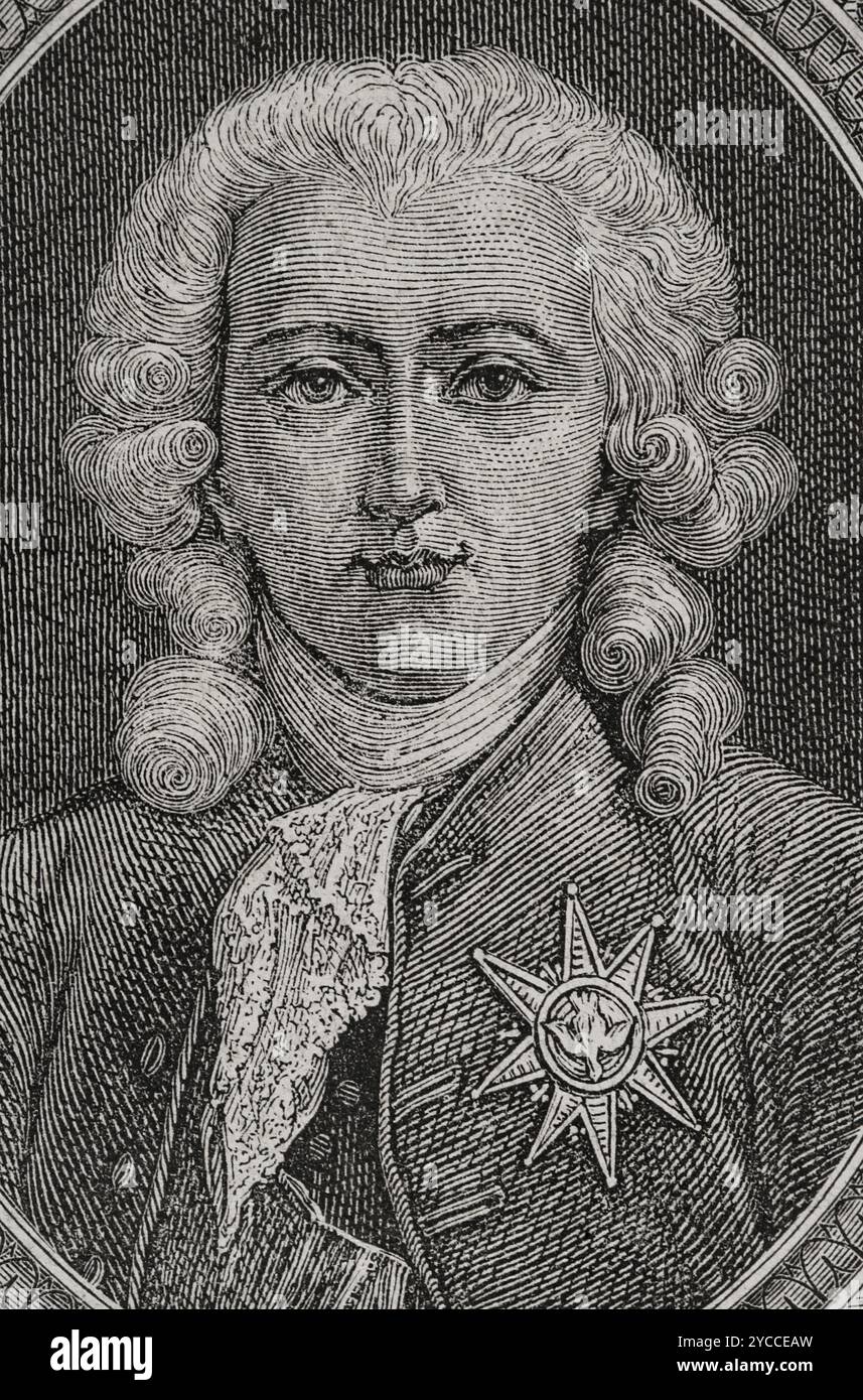 Charles-Alexandre de Calonne (1734-1802). French statesman. Controller ...