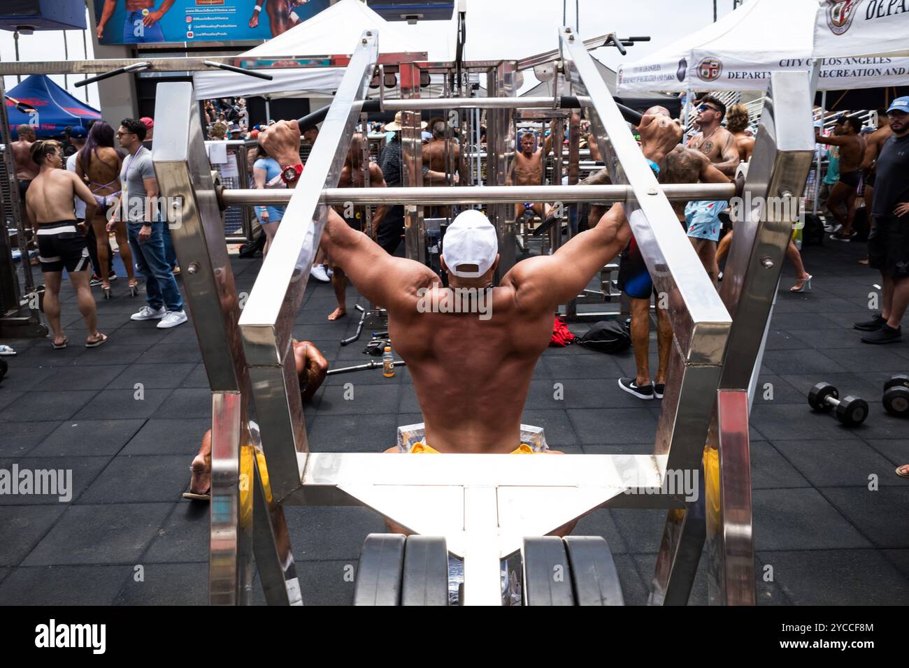 Los Angeles, USA. 4th Jul, 2024. Venice Beach Boardwalk Mr. & Ms ...