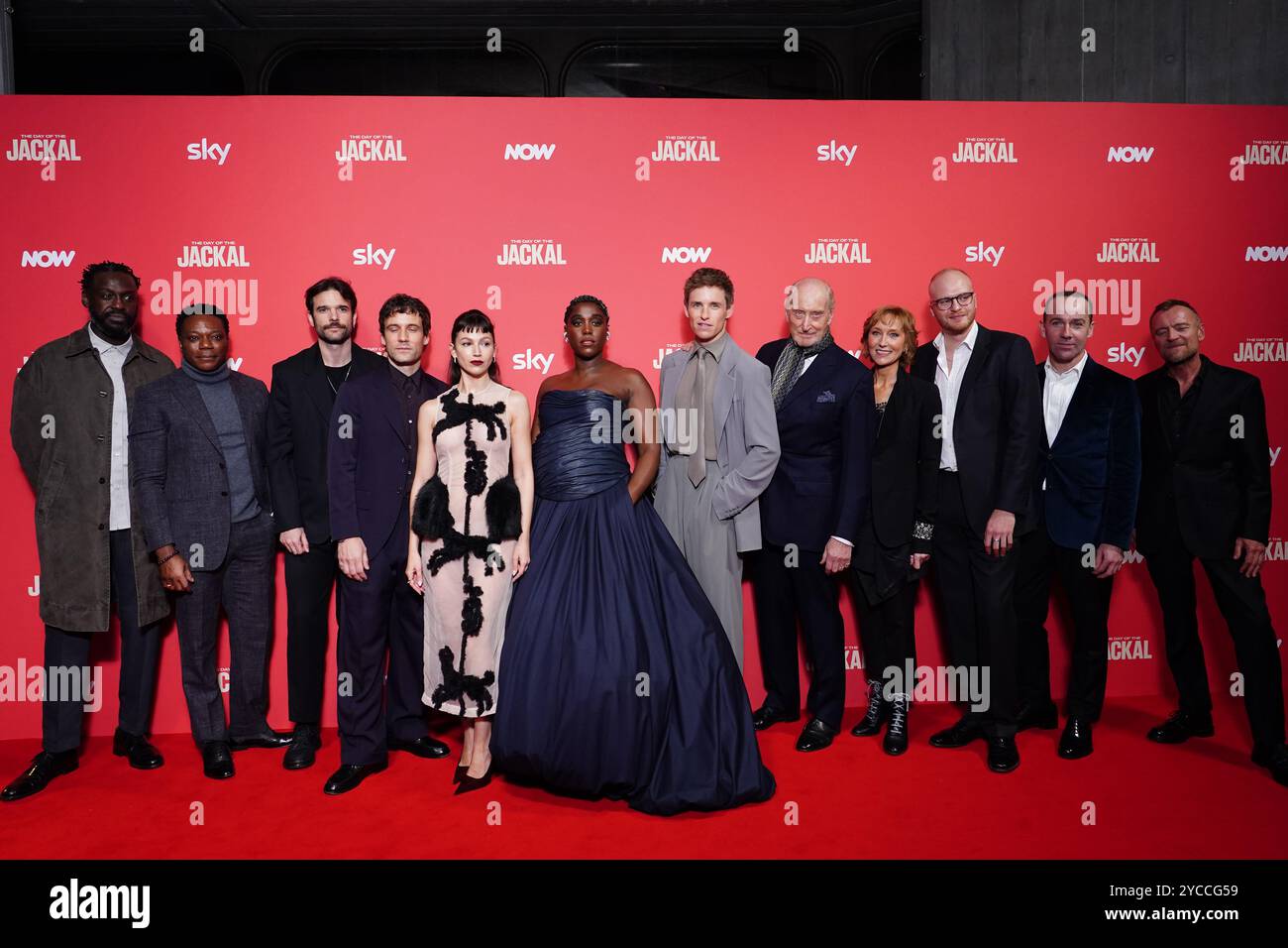 (left to right) Sule Rimi, Chukwudi Iwuji, Jon Arias, Nick Blood ...