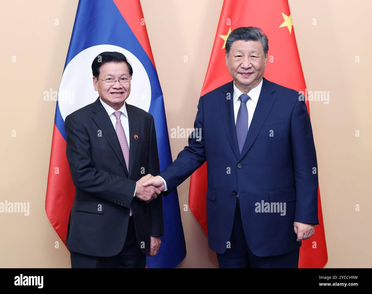 Kazan, Russia. 22nd Oct, 2024. Chinese President Xi Jinping meets with ...