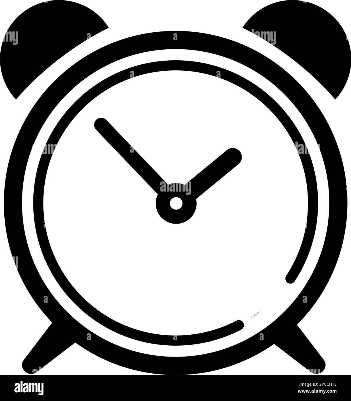 alarm clock , time - vector icon Stock Vector Image & Art - Alamy