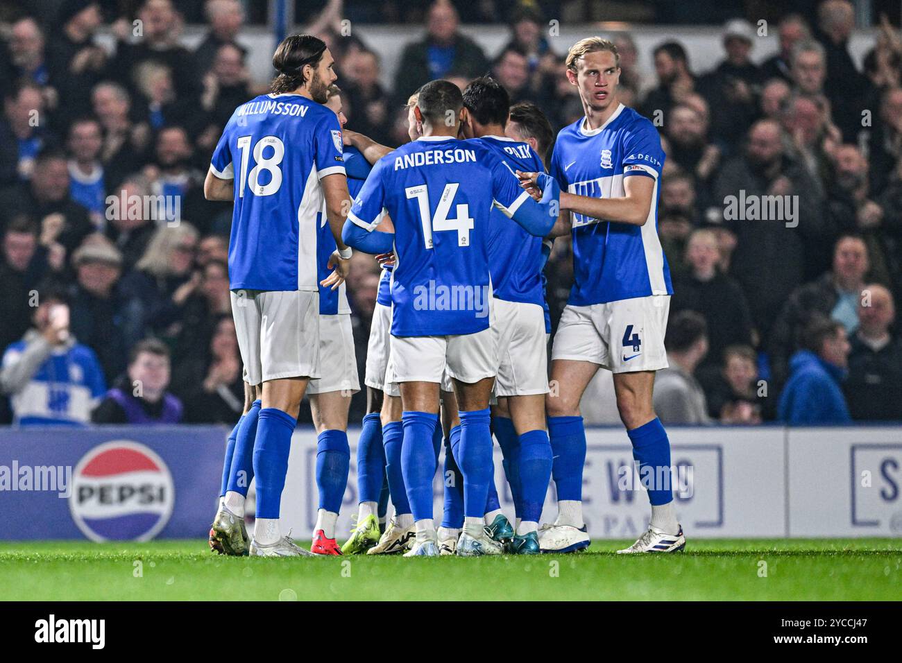 22nd October 2024; St Andrews, Birmingham, West Midlands, England; EFL Championship Football ...