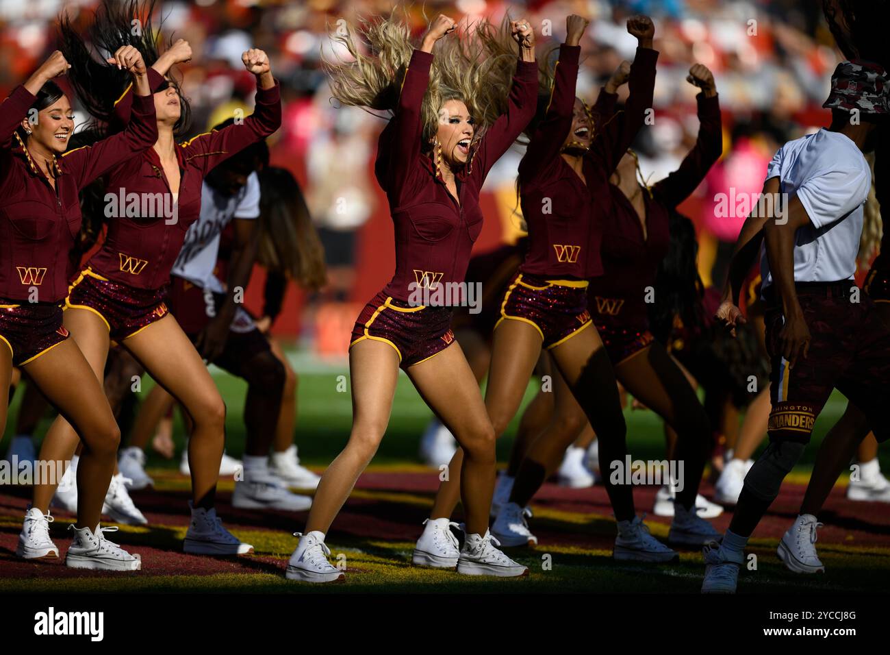 The Command Force performs before an NFL football game between the ...
