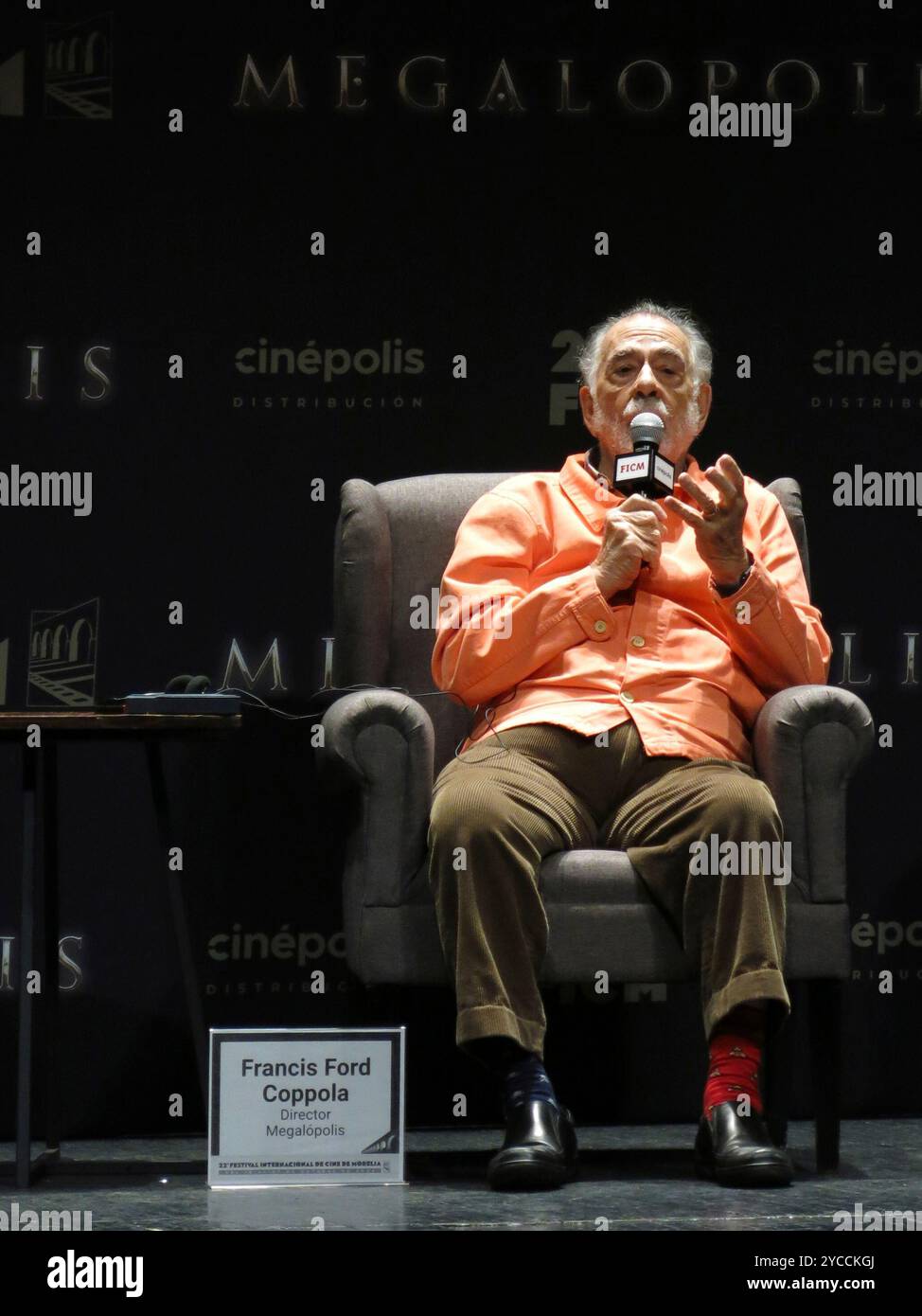 Director Francis Ford Coppola participates in a press conference about ...