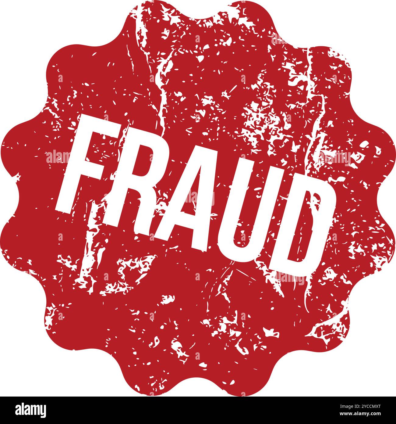 Fraud - red rubber stamp with grunge effect Stock Vector Image & Art ...