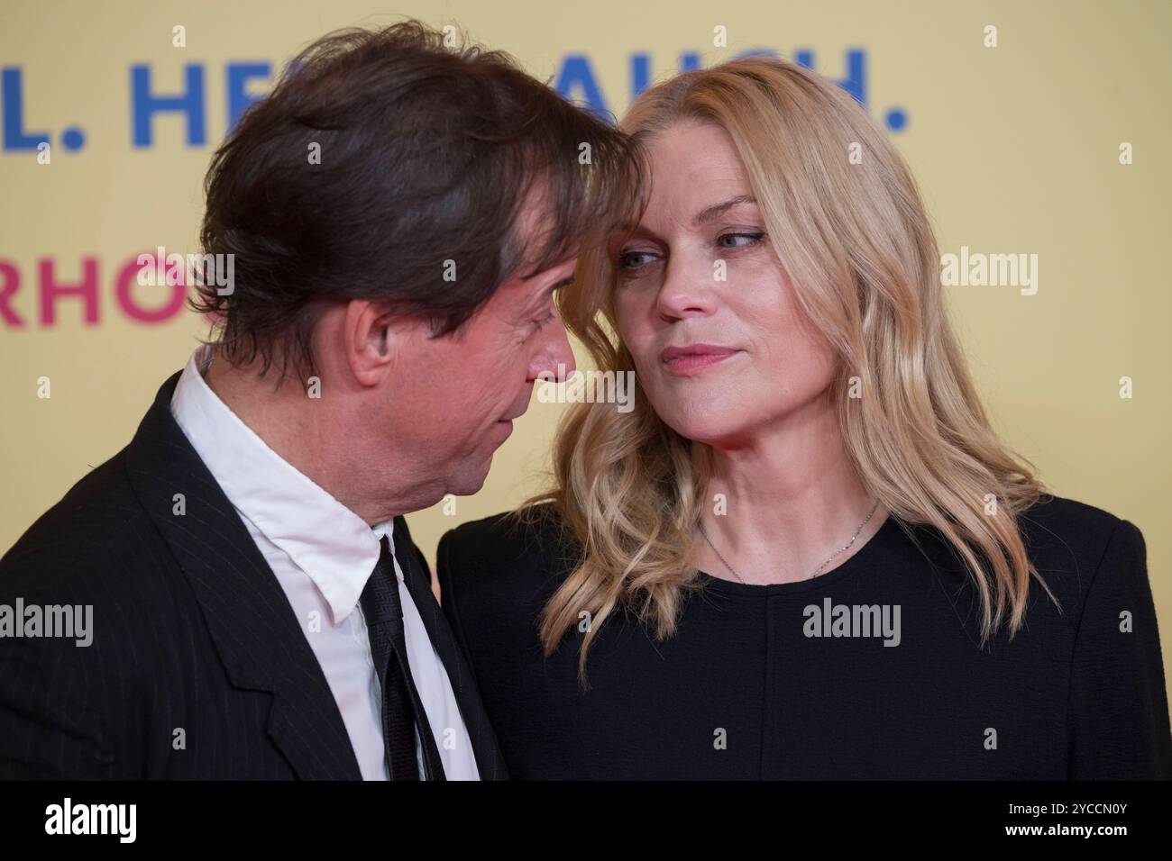 Munich, Germany. 22nd Oct, 2024. Jan Josef Liefers and his wife Anna ...
