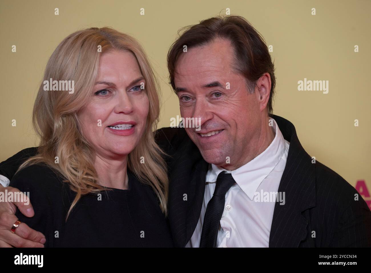 Munich, Germany. 22nd Oct, 2024. Jan Josef Liefers and his wife Anna ...
