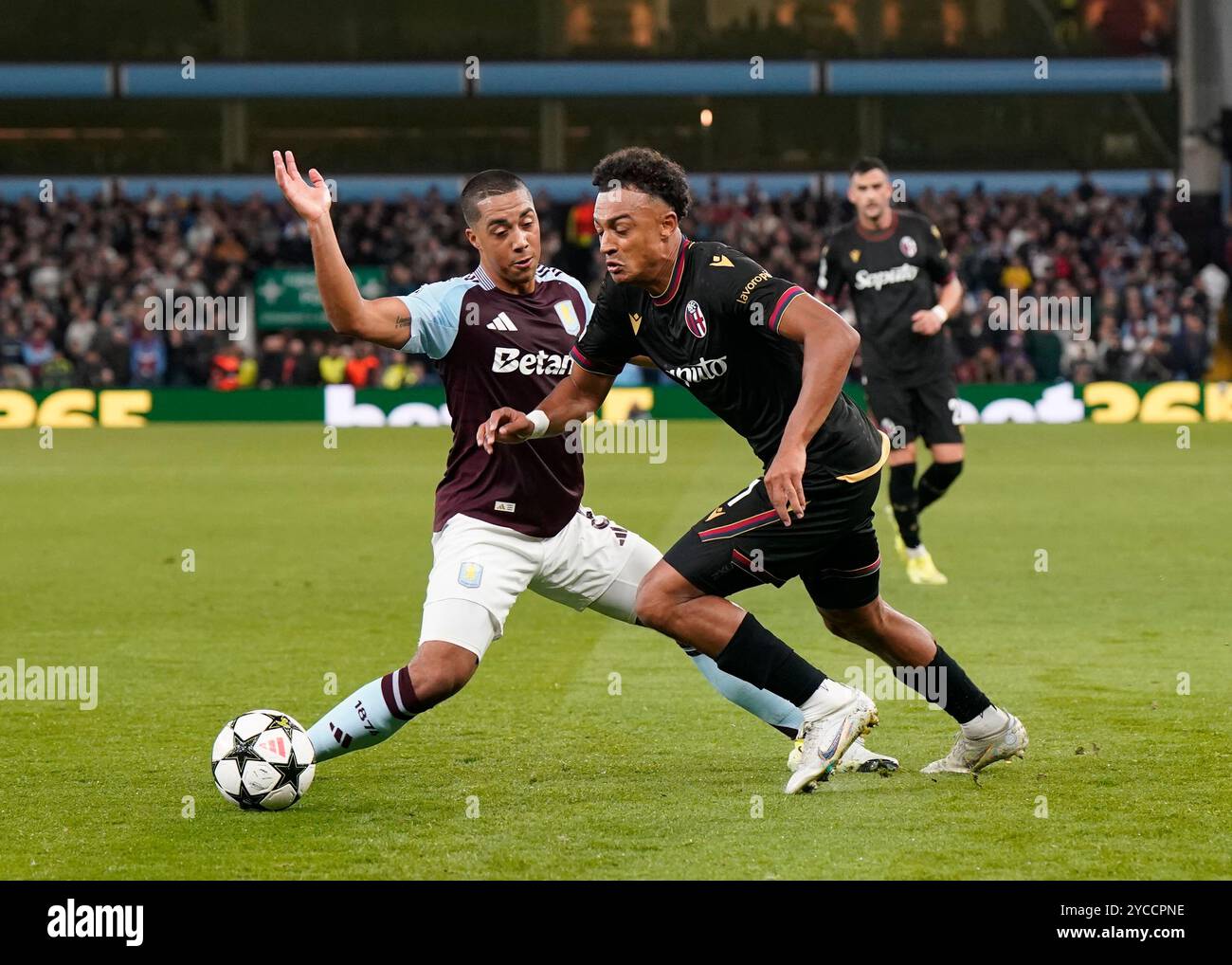 Birmingham, England, 22nd October 2024. Aston Villa's Youri Tielemans ...