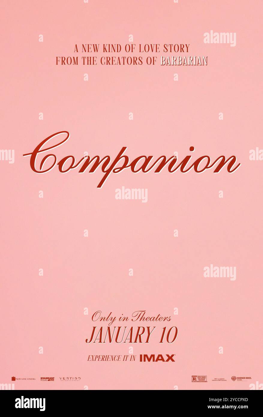 COMPANION, advance poster, 2025. © Warner Bros. /Courtesy Everett ...