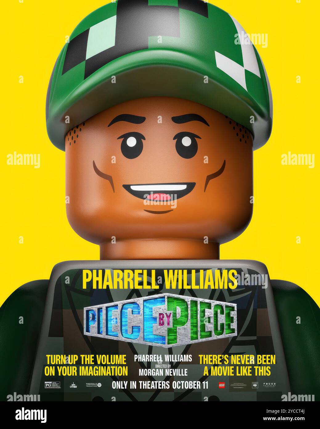 PIECE BY PIECE, US character poster, Pharrell Williams, 2024. © Focus ...