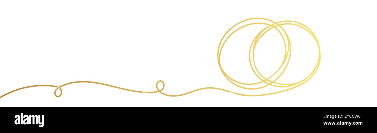 Wedding rings line art vector illustration Stock Vector Image & Art - Alamy