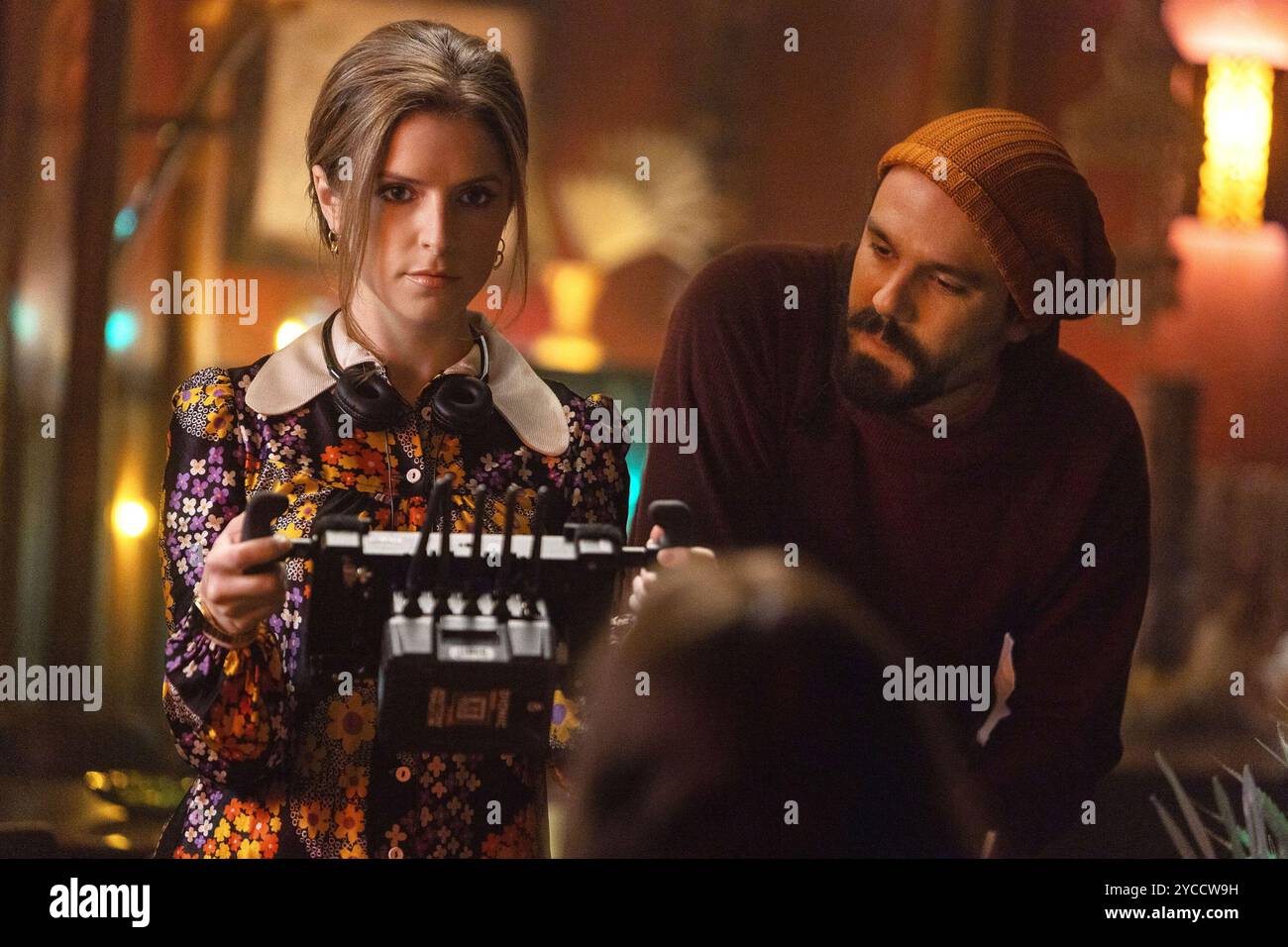 WOMAN OF THE HOUR, from left: director Anna Kendrick, cinematographer ...