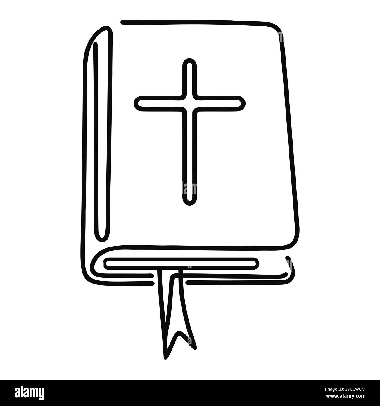 Bible icon flat style. Vector Stock Vector Image & Art - Alamy