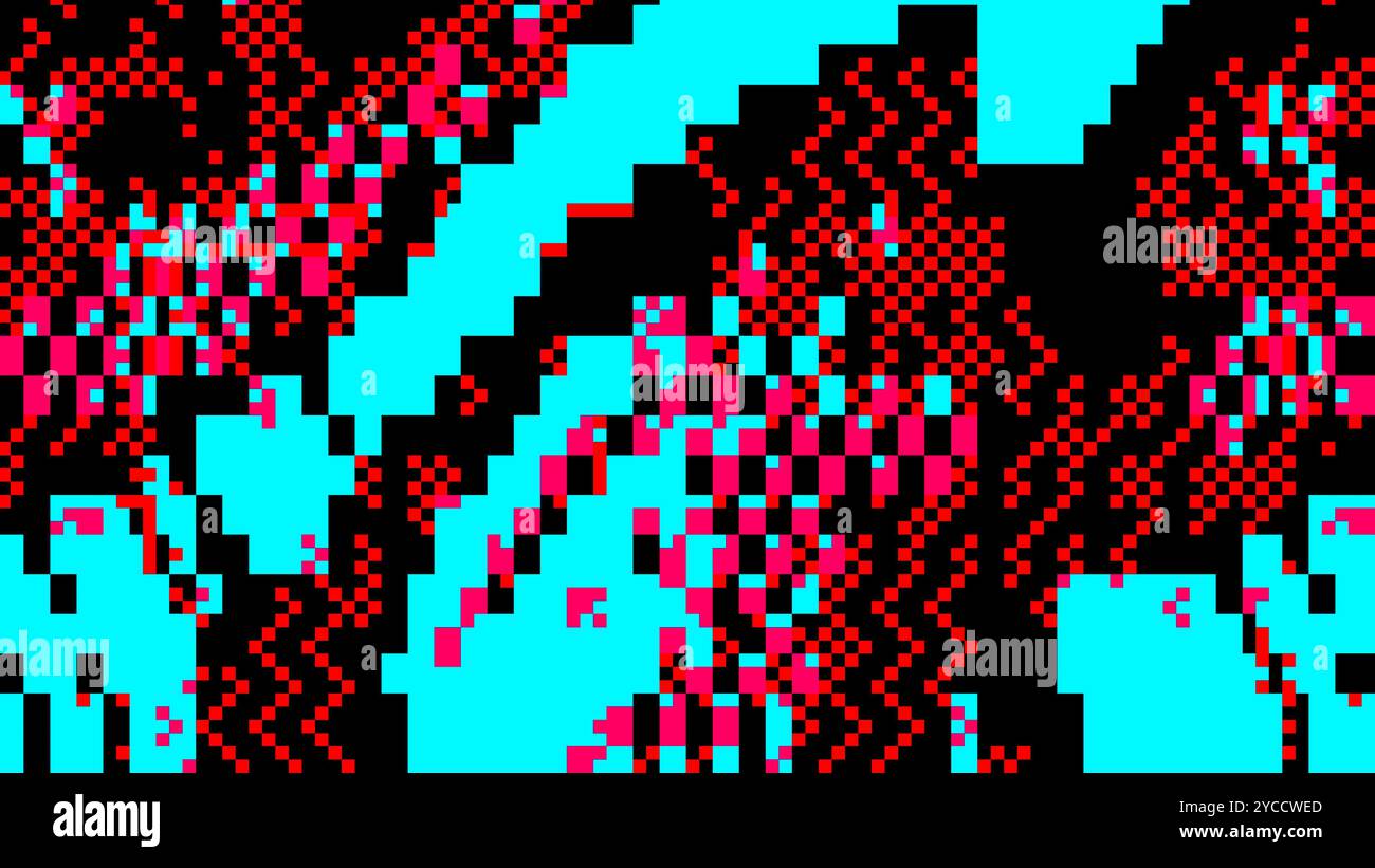 Abstract vhs glitch effect on hi-res stock photography and images - Alamy