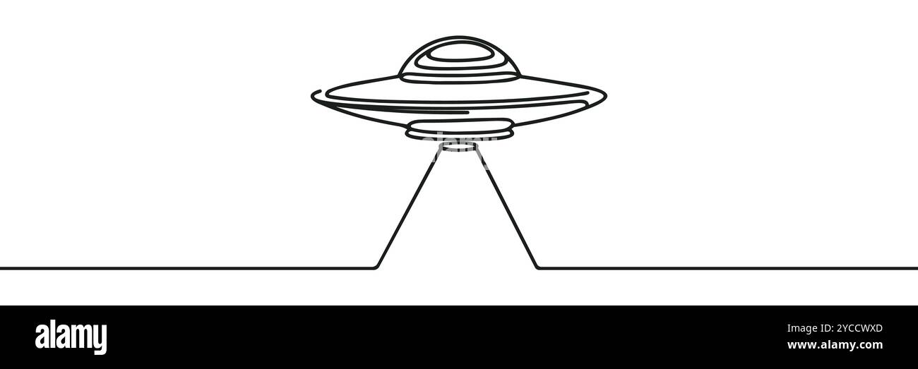 Flying saucer in one hi-res stock photography and images - Alamy