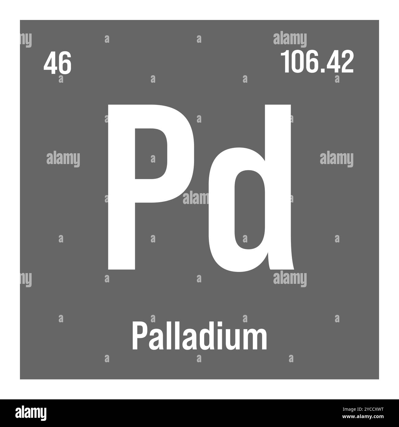 Palladium metal Stock Vector Images - Alamy