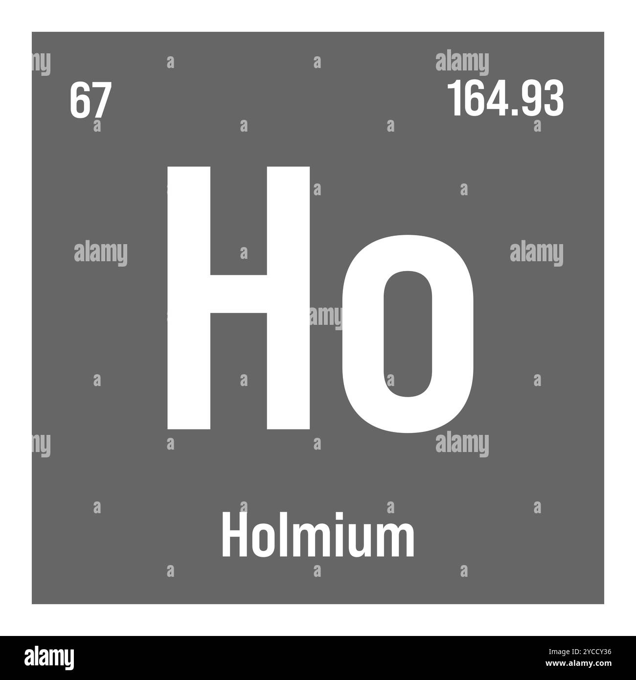 Hassium, Hs, periodic table element with name, symbol, atomic number ...