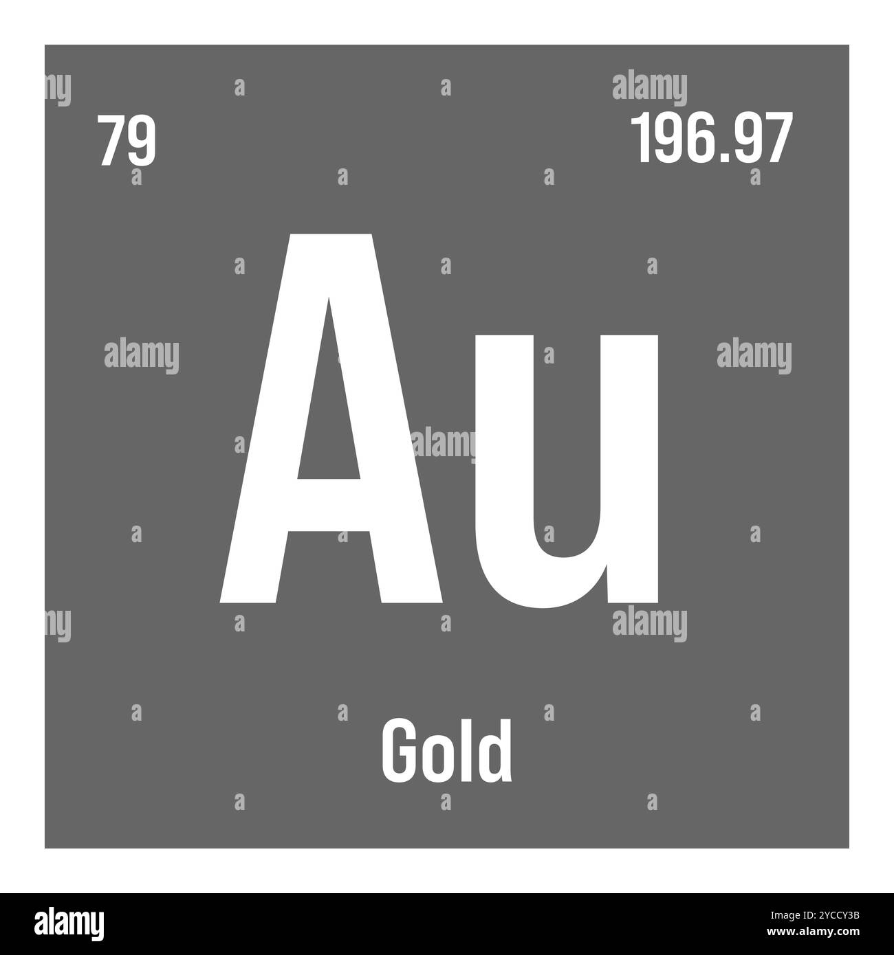 Gallium, Ga, periodic table element with name, symbol, atomic number ...