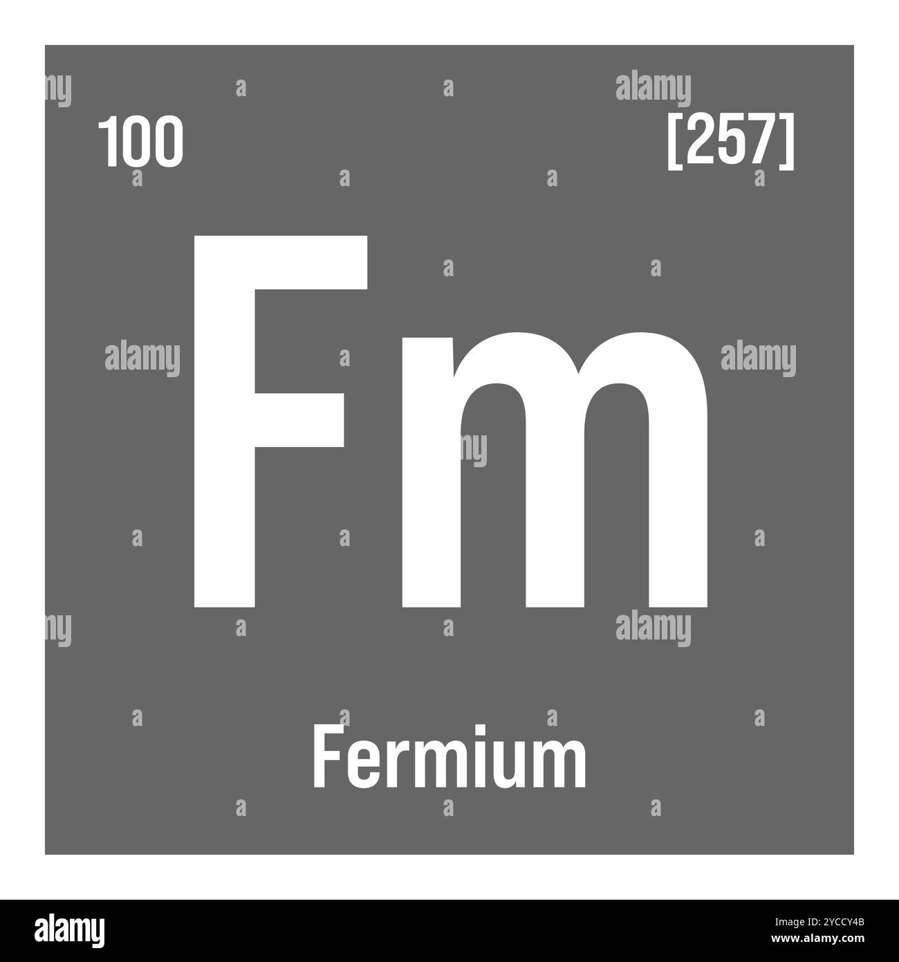 Erbium, Er, periodic table element with name, symbol, atomic number and ...