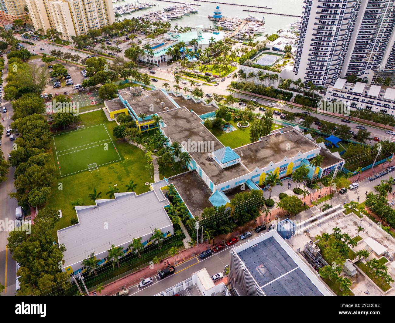 Miami Beach, FL, USA - October 21, 2024: Miami Beach South Pointe ...