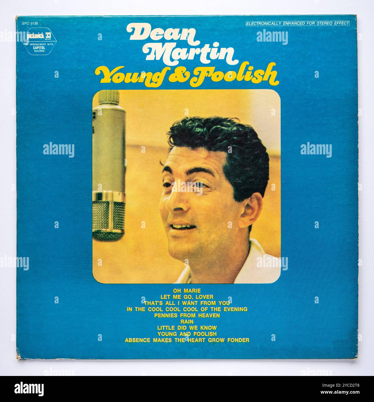LP cover of the Young & Foolish compilation album by Dean Martin, which ...