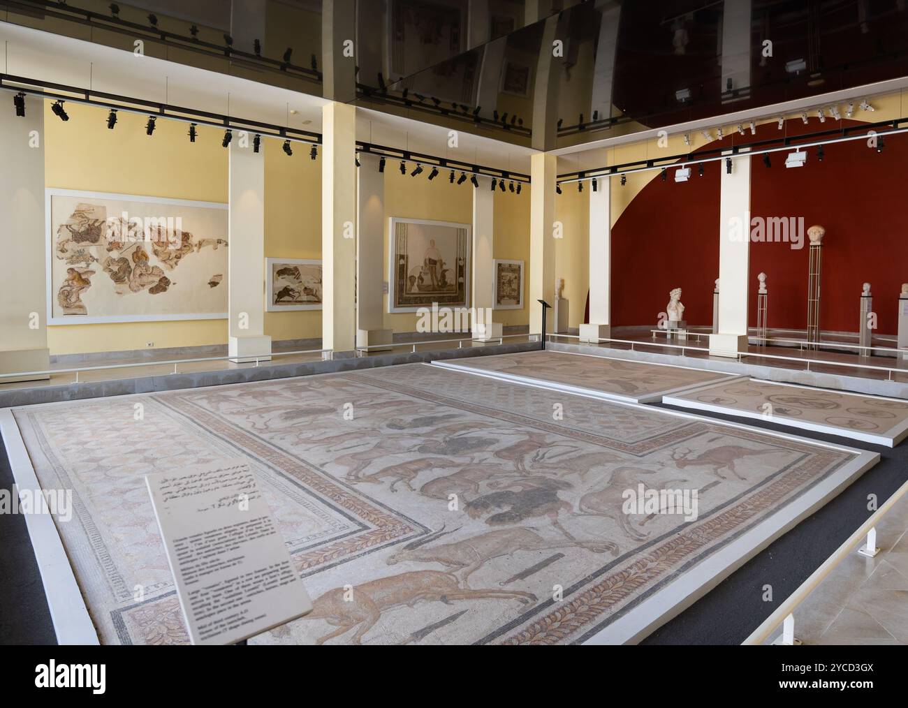 Roman mosaics and sculptures displayed at Sousse Archaeological Museum ...