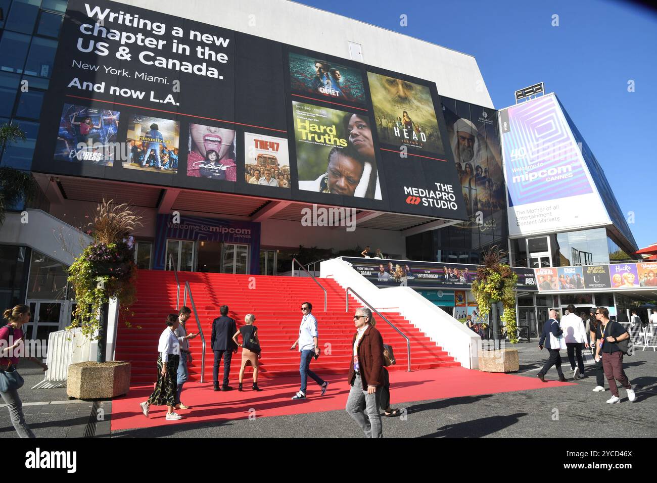 Cannes, Cannes. 22nd Oct, 2024. Cannes Mipcom Atmosphere during MIPCOM ...