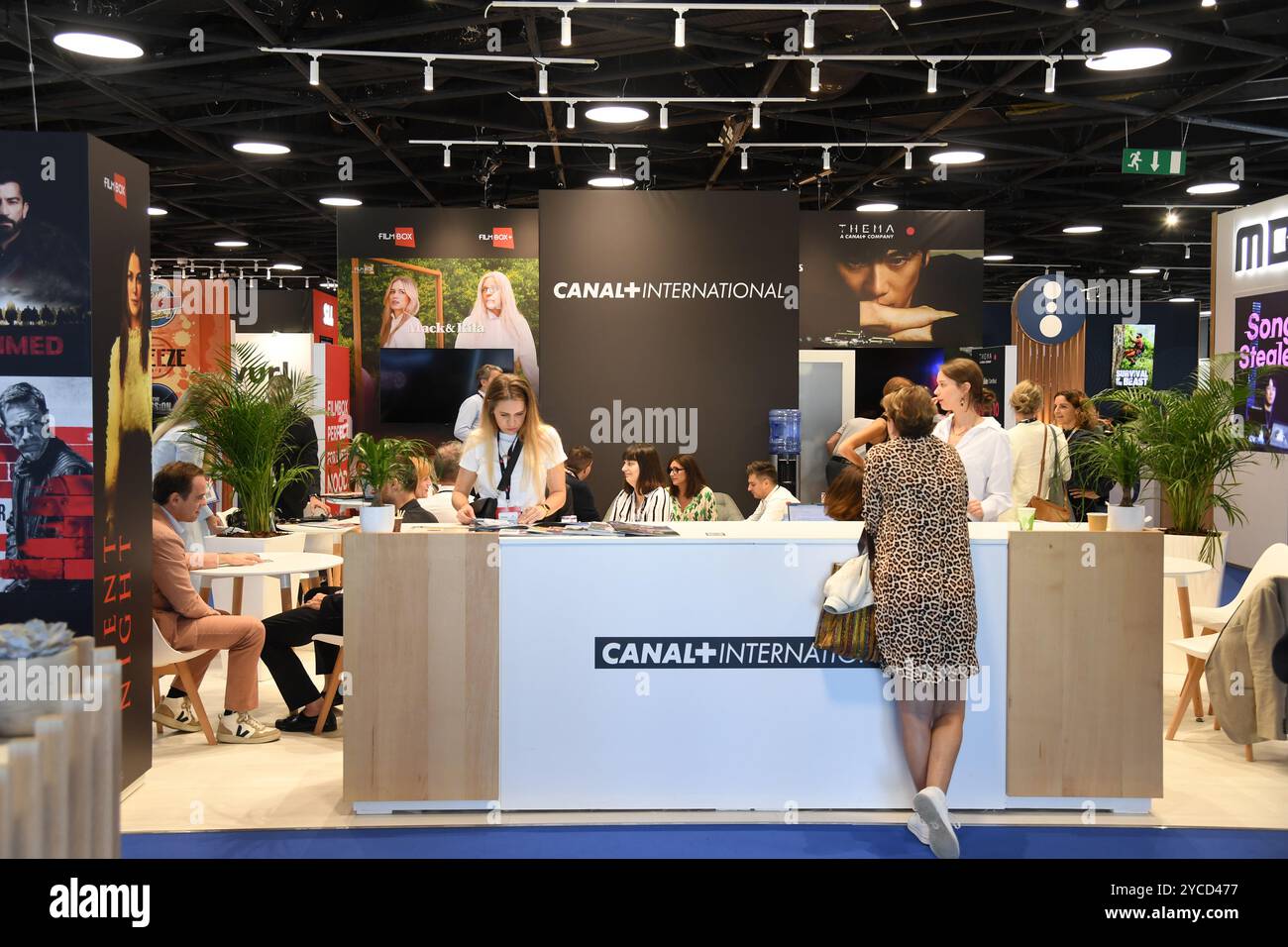Cannes, Cannes. 22nd Oct, 2024. Cannes Mipcom Atmosphere during MIPCOM ...