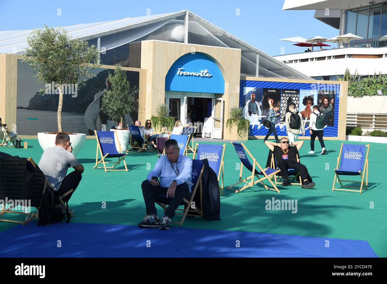 Cannes, Cannes. 22nd Oct, 2024. Cannes Mipcom Atmosphere during MIPCOM ...