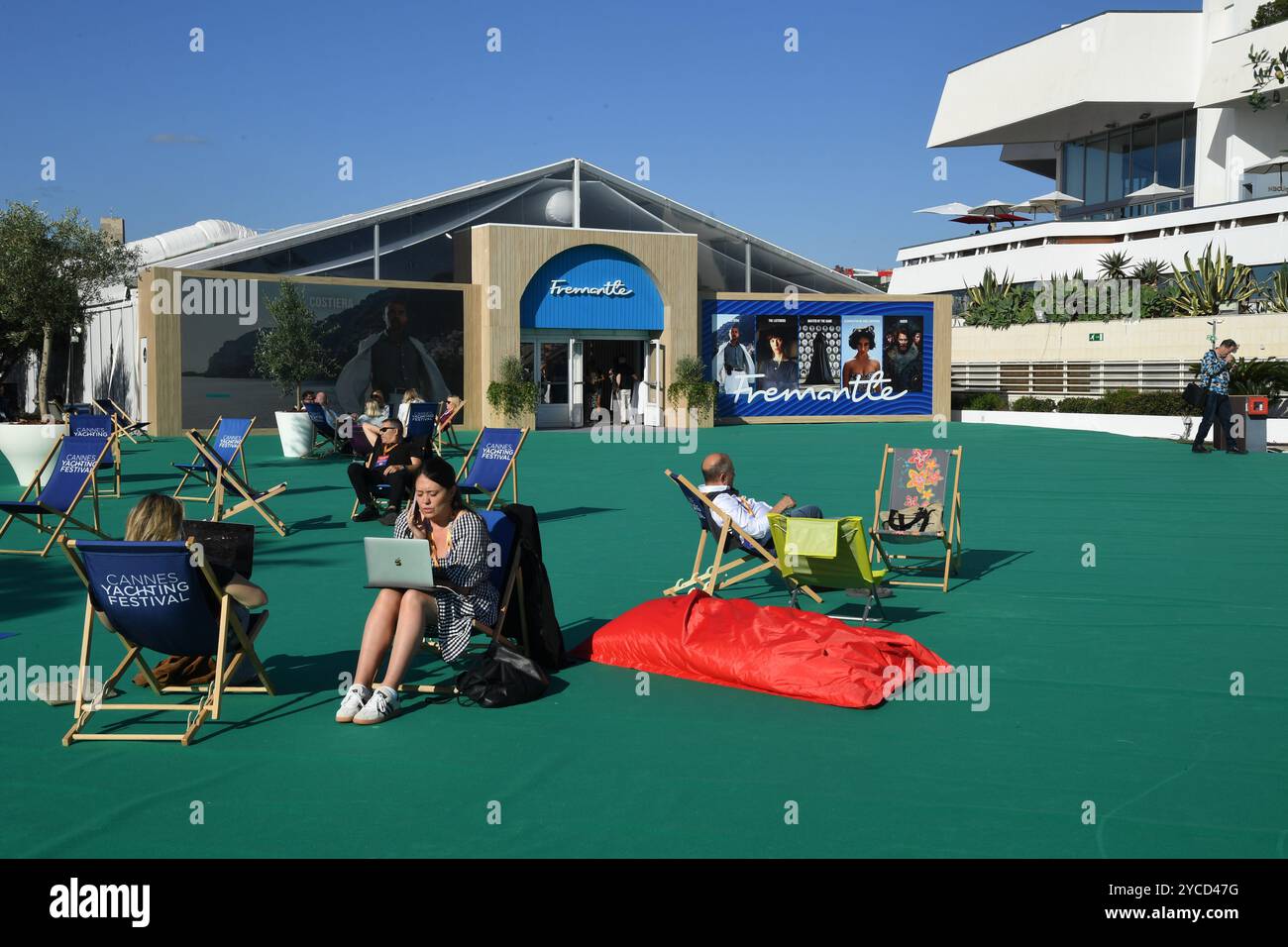 Cannes, Cannes. 22nd Oct, 2024. Cannes Mipcom Atmosphere during MIPCOM ...