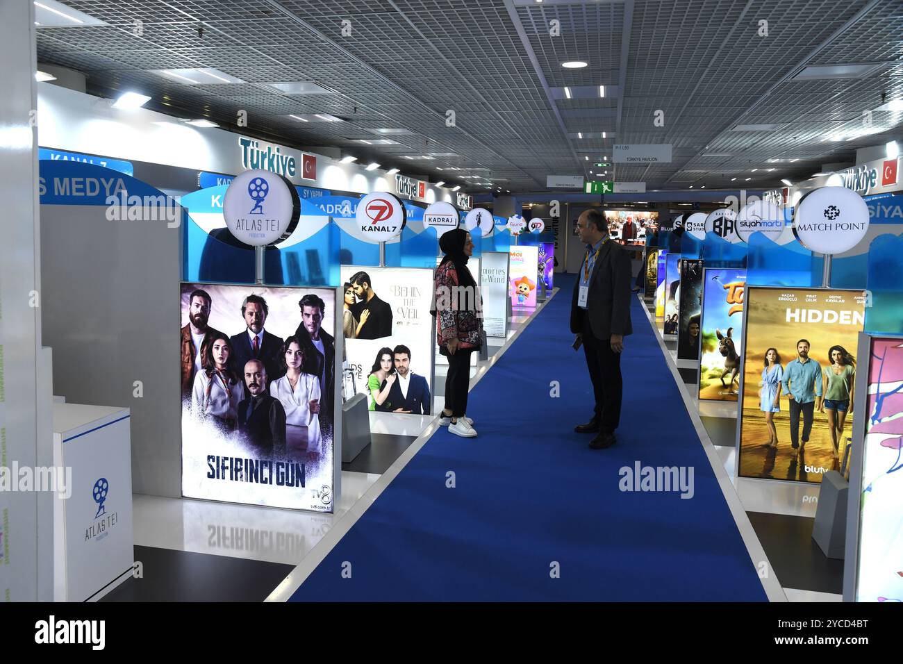 Cannes, Cannes. 22nd Oct, 2024. Cannes Mipcom Atmosphere during MIPCOM ...