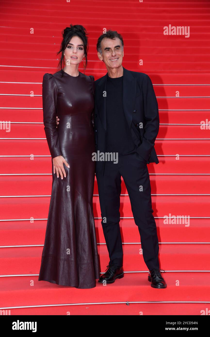 Cannes, Cannes. 22nd Oct, 2024. Cannes- Thomas Trabacchi, Elena Rusconi ...