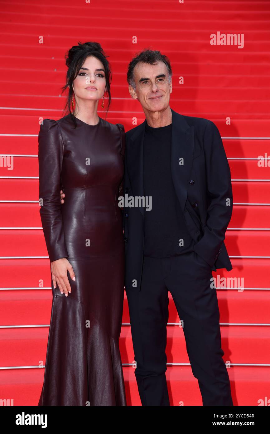 Cannes, Cannes. 22nd Oct, 2024. Cannes- Thomas Trabacchi, Elena Rusconi ...