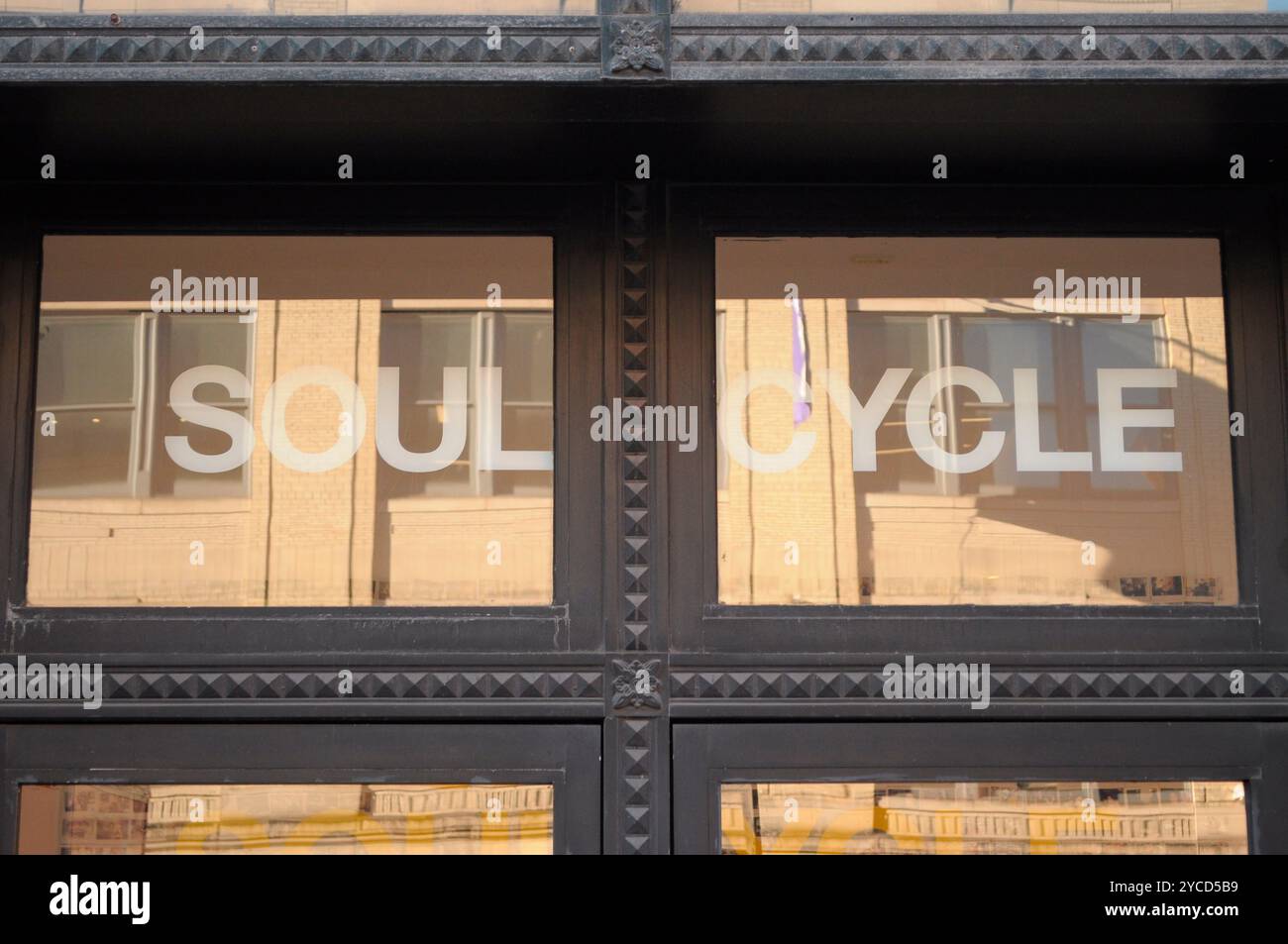 A SoulCycle gym is seen in Manhattan, New York City Stock Photo - Alamy