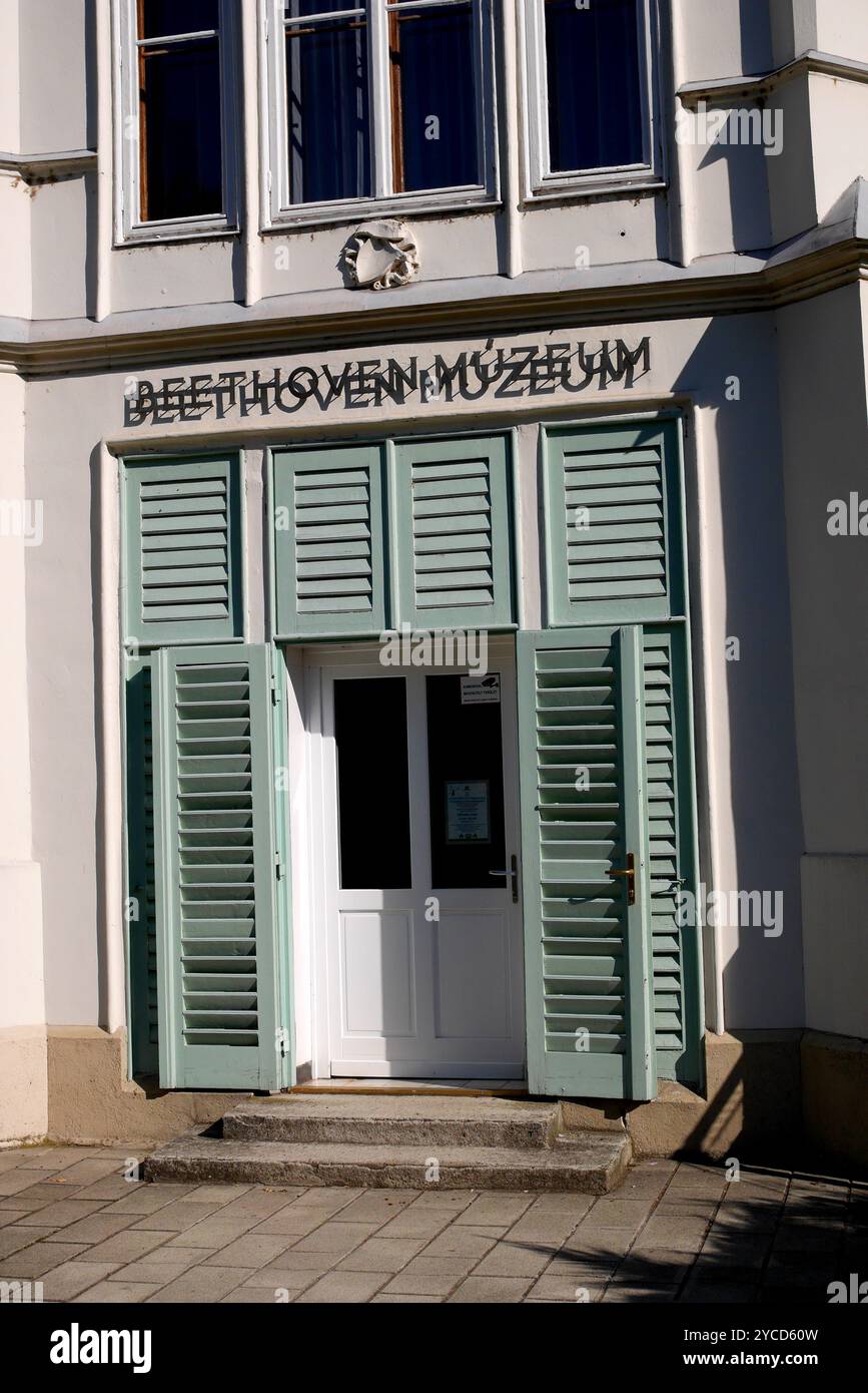 Beethoven Museum, Brunszvik Castle, Martonvasar, Hungary Stock Photo ...
