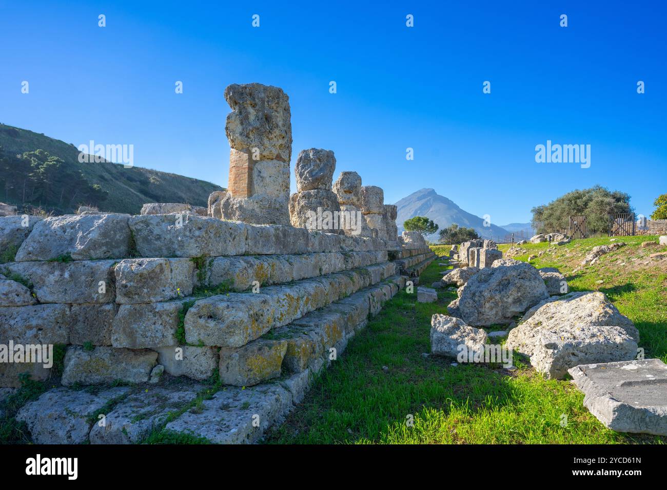 Temple of Victory, Imera, Himera, Termini Imerese, Sicily, Italy Stock ...