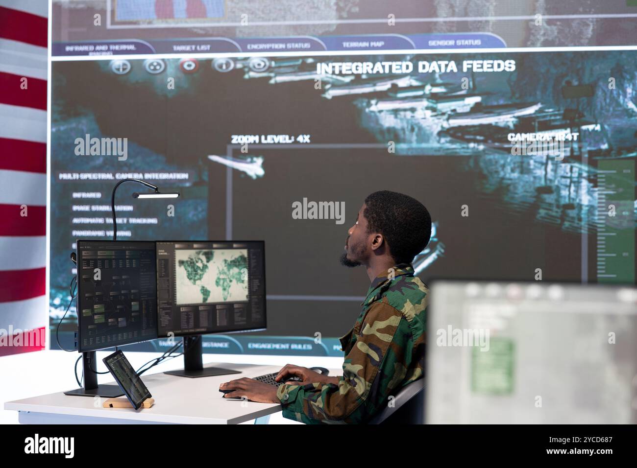Us army drone control room hi-res stock photography and images - Alamy