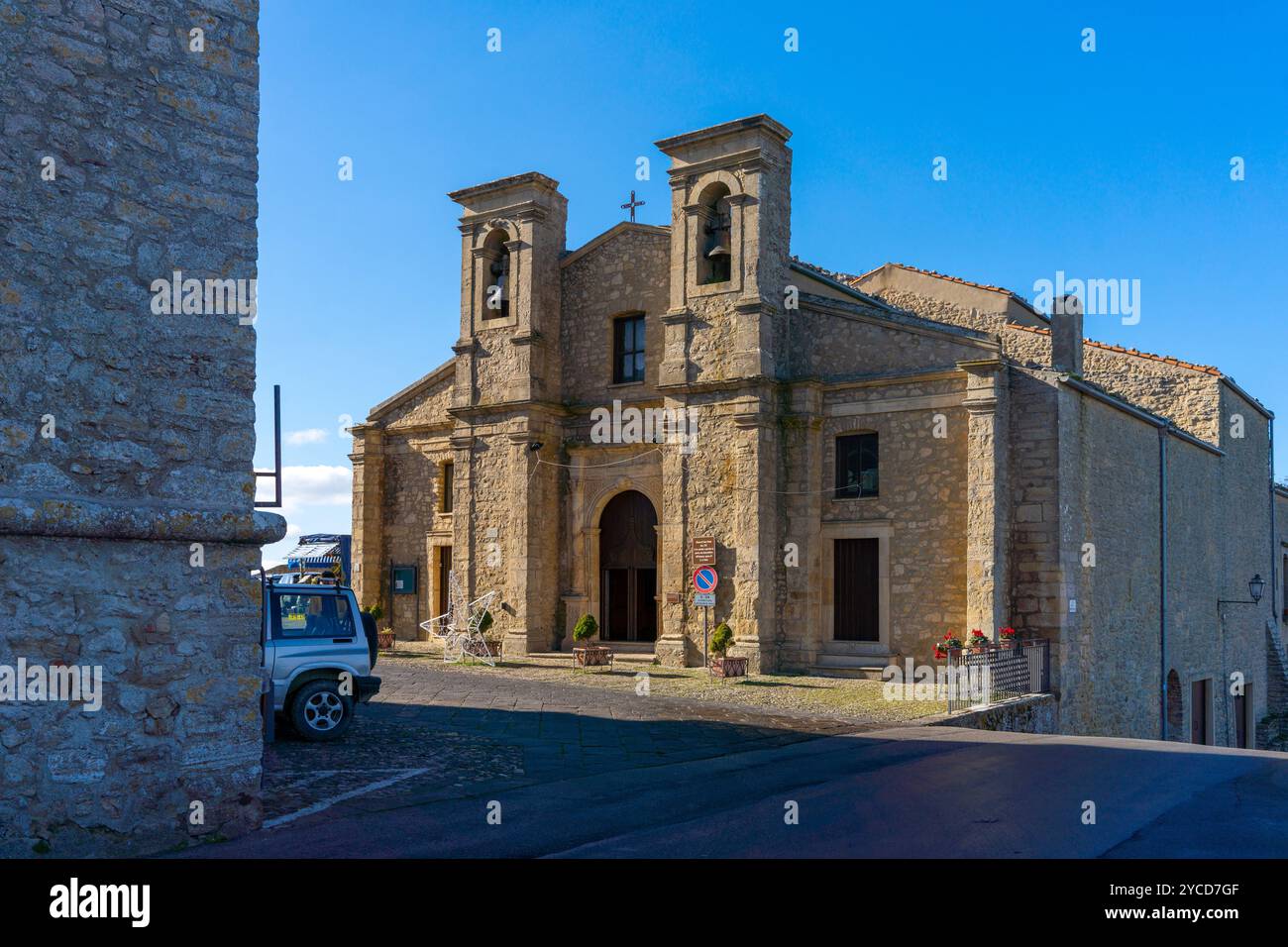 Church of St. Paul, Chiesa di San Paolo, Gangi, Palermo, Sicily, Italy ...