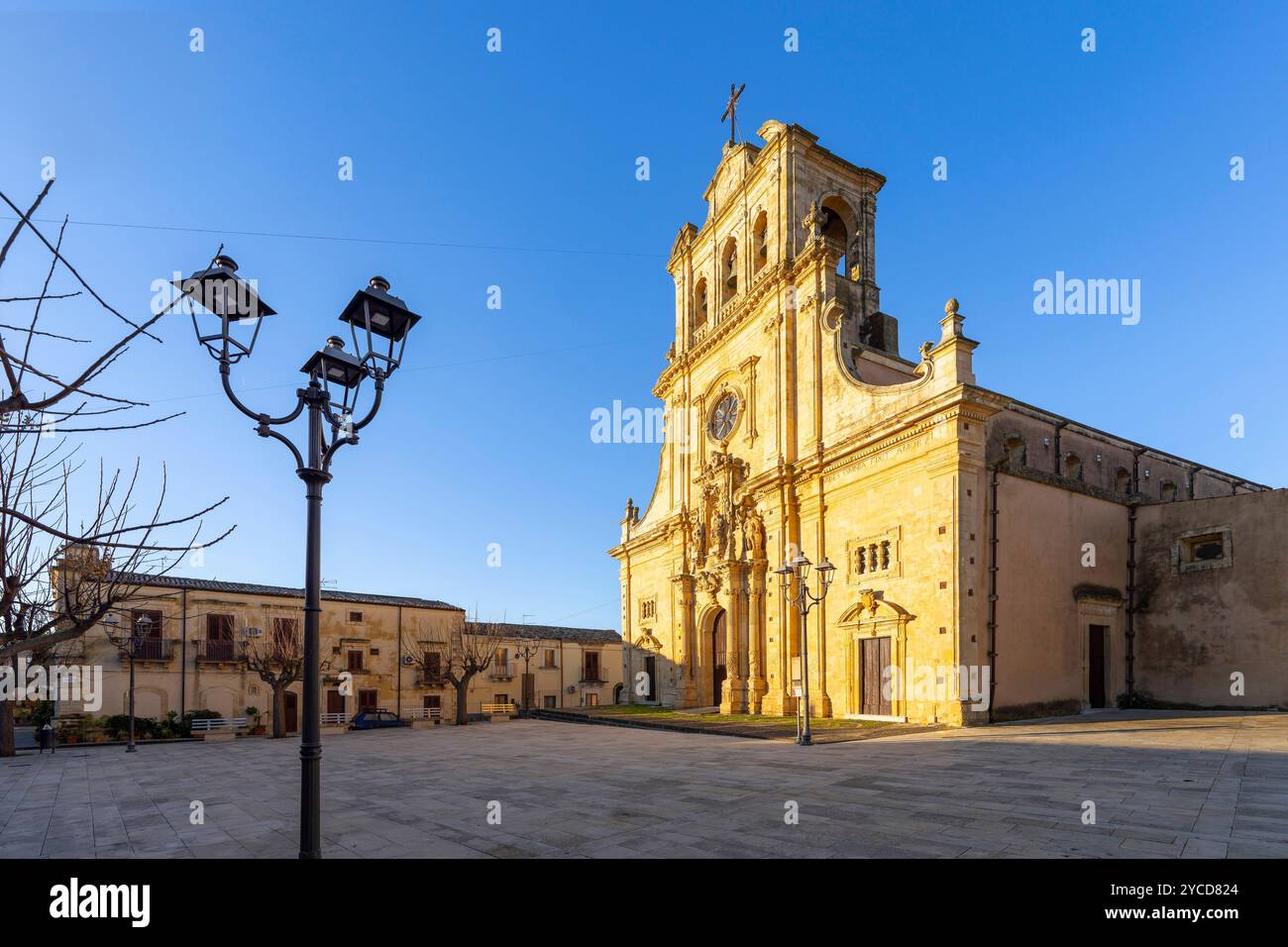 Basilica of San Sebastiano, Ferla, Siracusa, Sicily, Italy Stock Photo ...