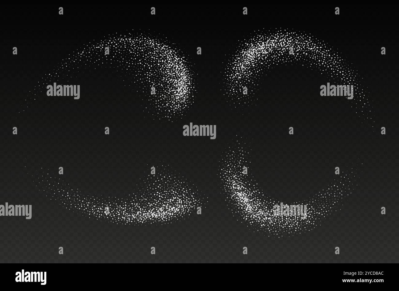 White sugar on black Stock Vector Images - Alamy