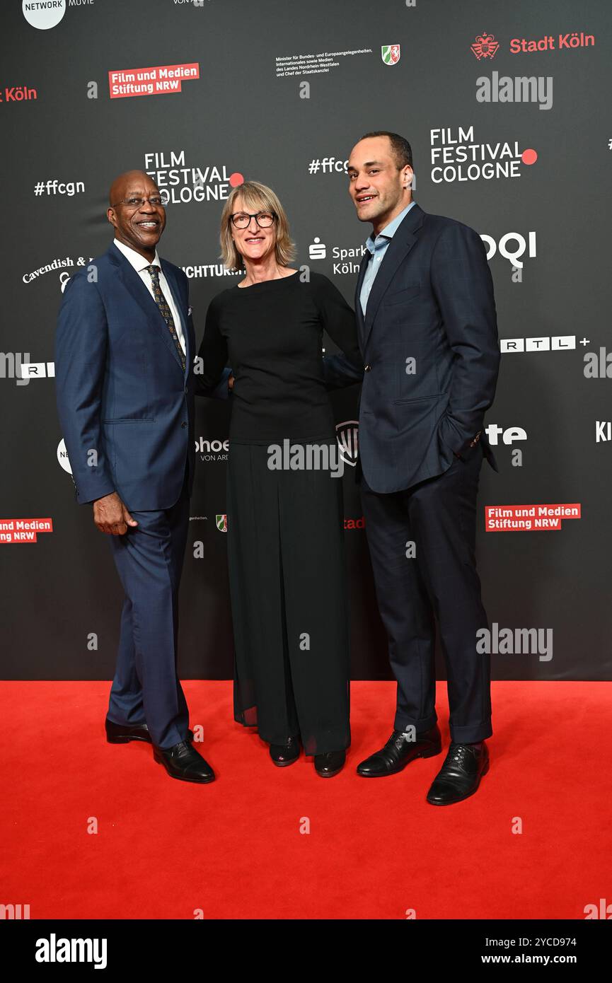 der US amerikanische Sportler Edwin Moses, Anne Merrem Mutter von ...