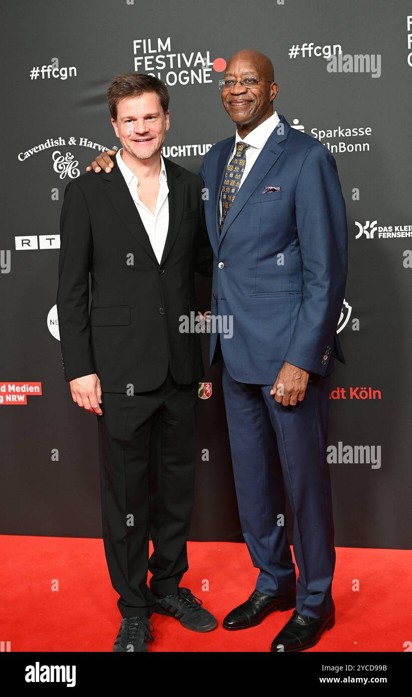 Majestic Chef Benjamin Herrmann, Sportlegende Edwin Moses, l-r, kommt ...