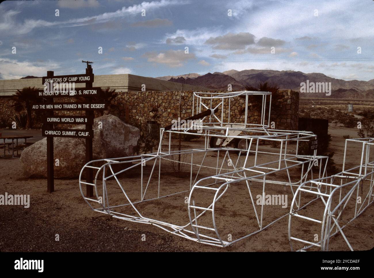 Chiriaco Summit, CA. USA. May 1991. The General George S. Patton ...