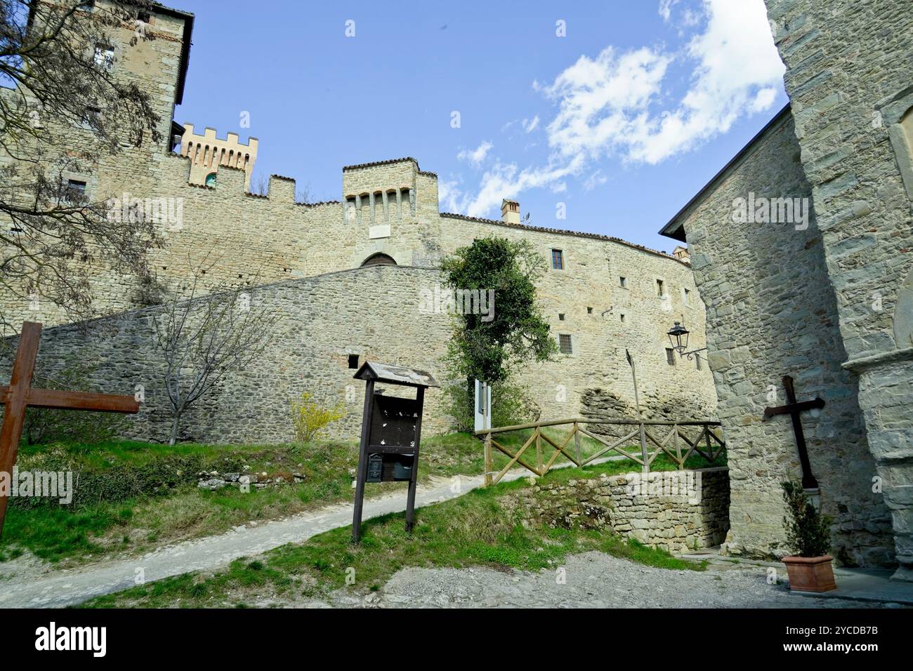 the medieval castle of Montecuccolo, circuit of the Emilian castles ...