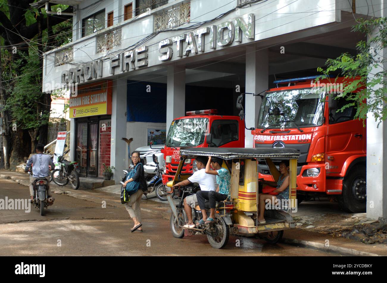 Coron Fire Station, Coron, Palawan, Philippines Stock Photo - Alamy
