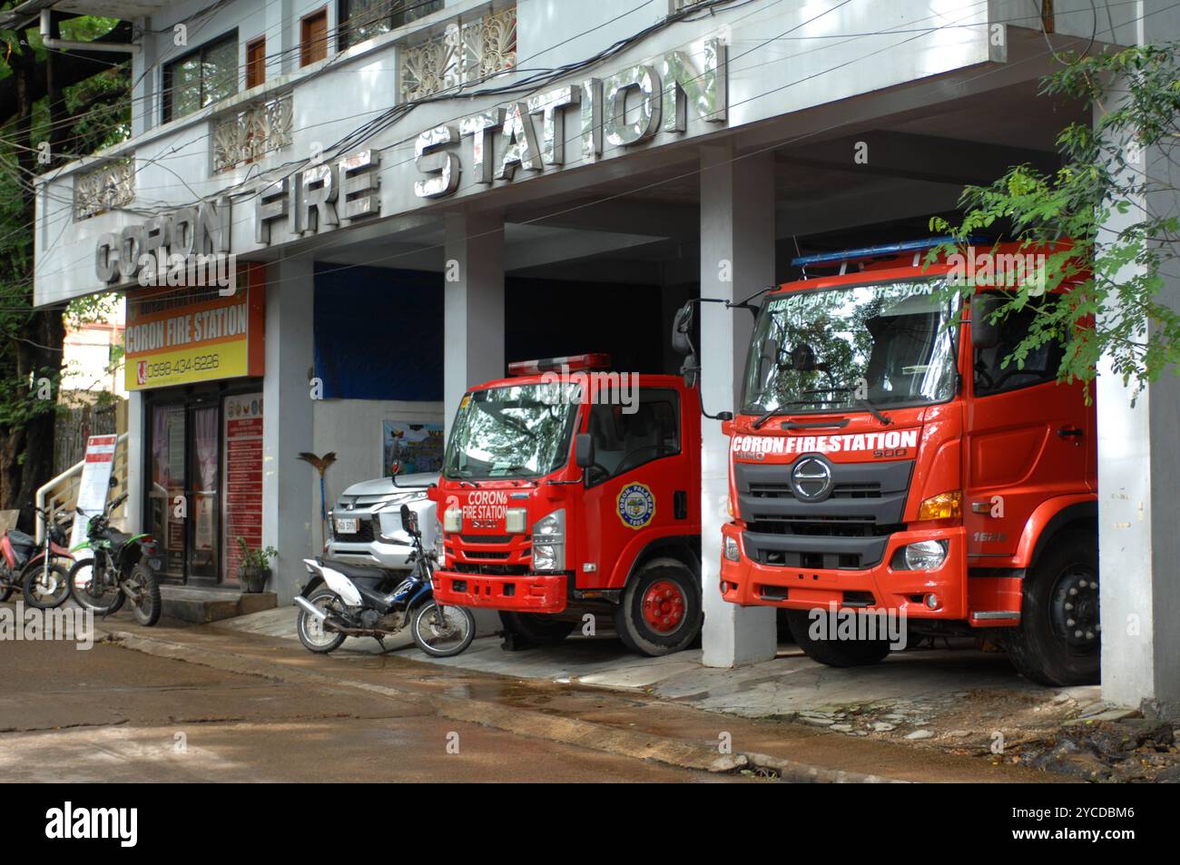 Coron Fire Station, Coron, Palawan, Philippines Stock Photo - Alamy