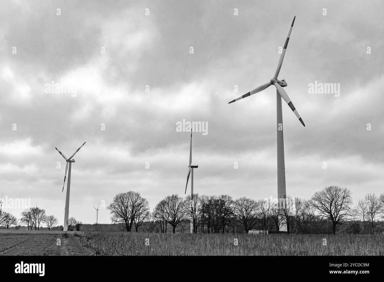Offshore Windmill farm. wind turbines. windmill view. wind turbine ...